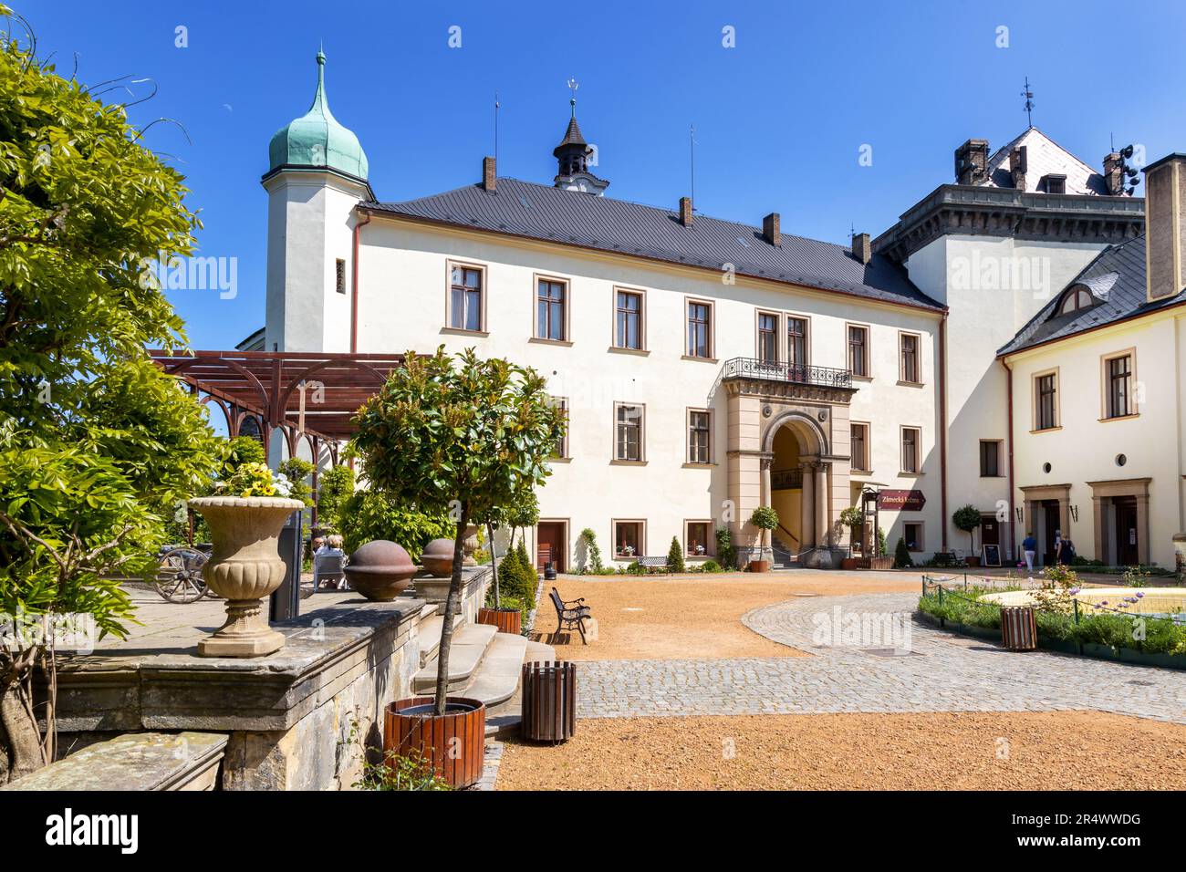 novorenesancni zamek Zbiroh u Rokycan, Plzensky kraj, Ceska republika ...
