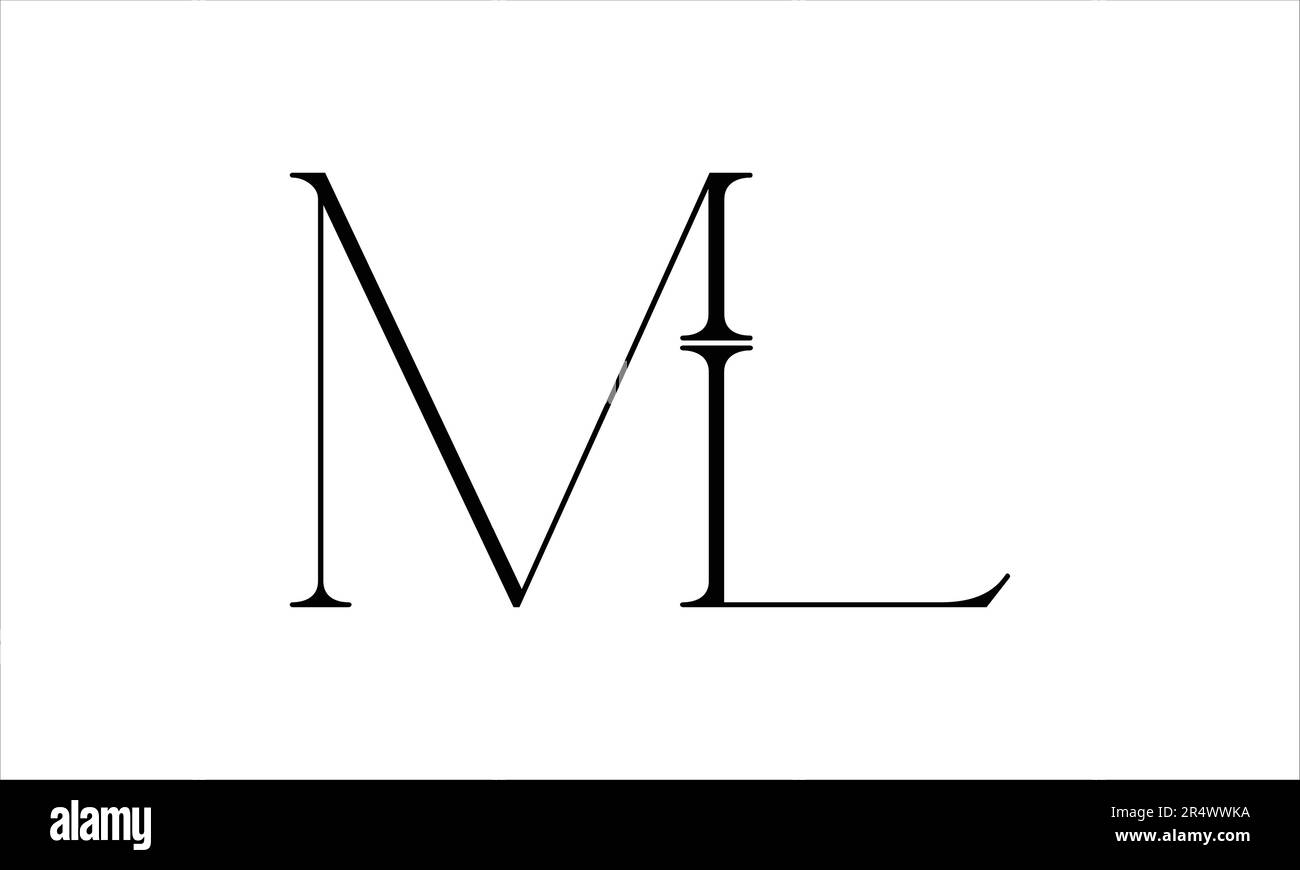 Ml logo vector vectors hi-res stock photography and images - Alamy