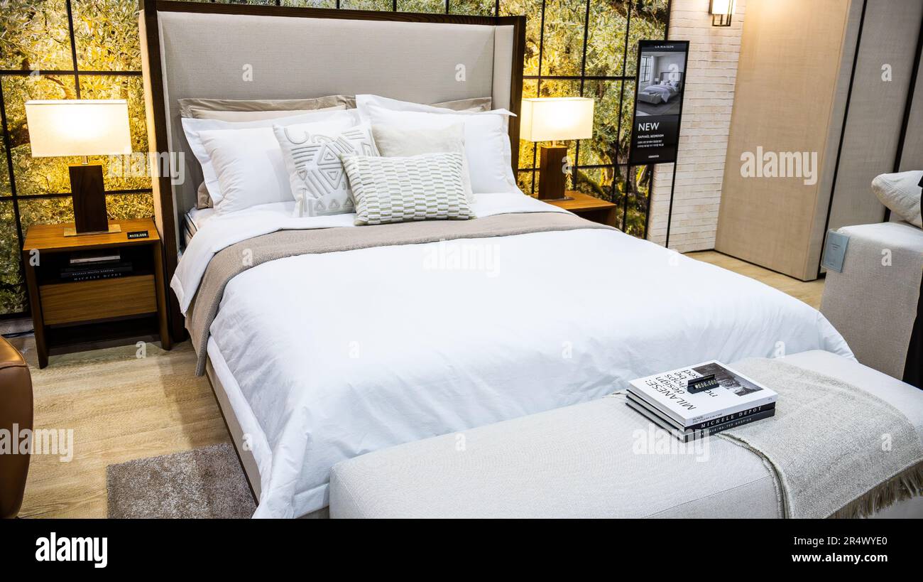 Latest bed model hi-res stock photography and images - Alamy