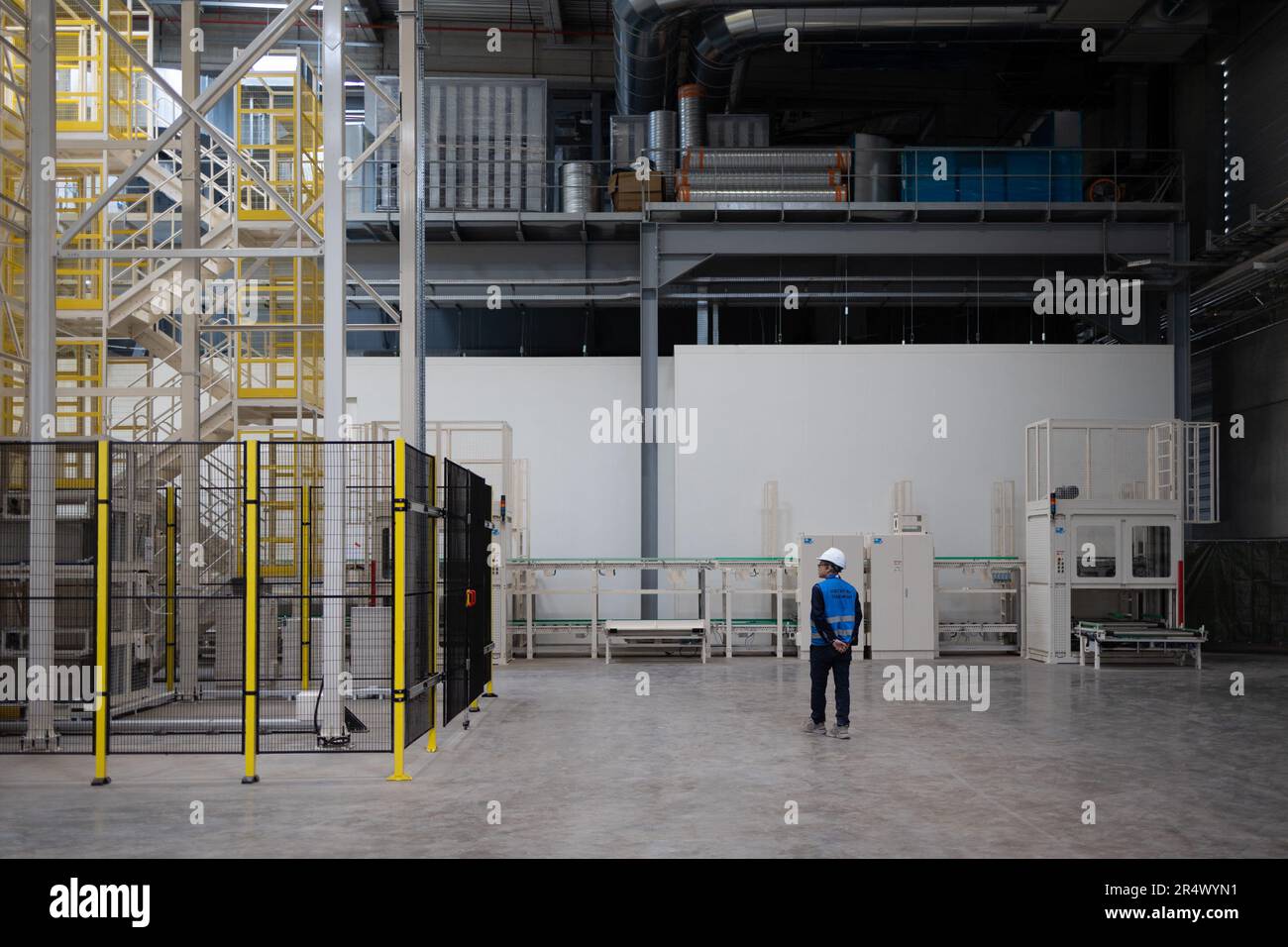 Billy Berclau, France. 30th May, 2023. ACC Worker inside the ...