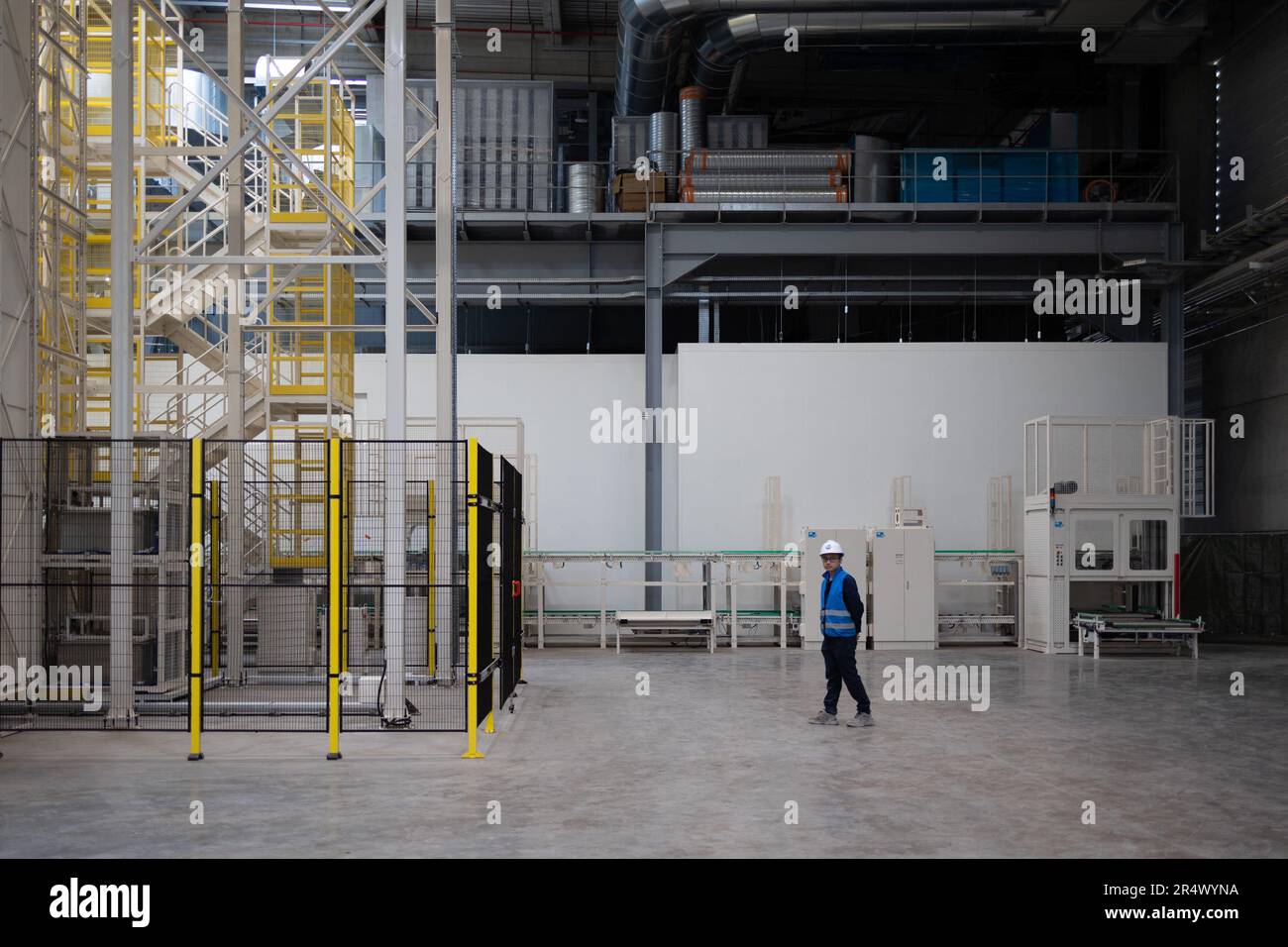 Billy Berclau, France. 30th May, 2023. ACC Worker inside the ...