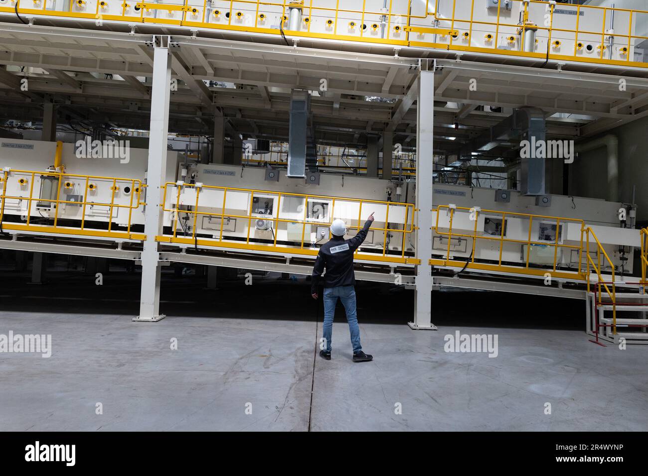 Billy Berclau, France. 30th May, 2023. ACC Worker inside the ...