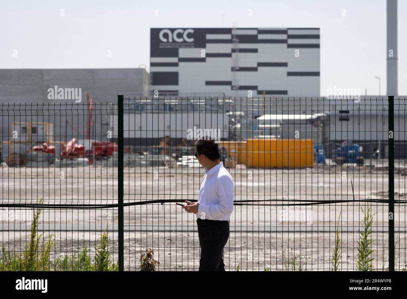 Billy Berclau, France. 30th May, 2023. A view of the building of the ...
