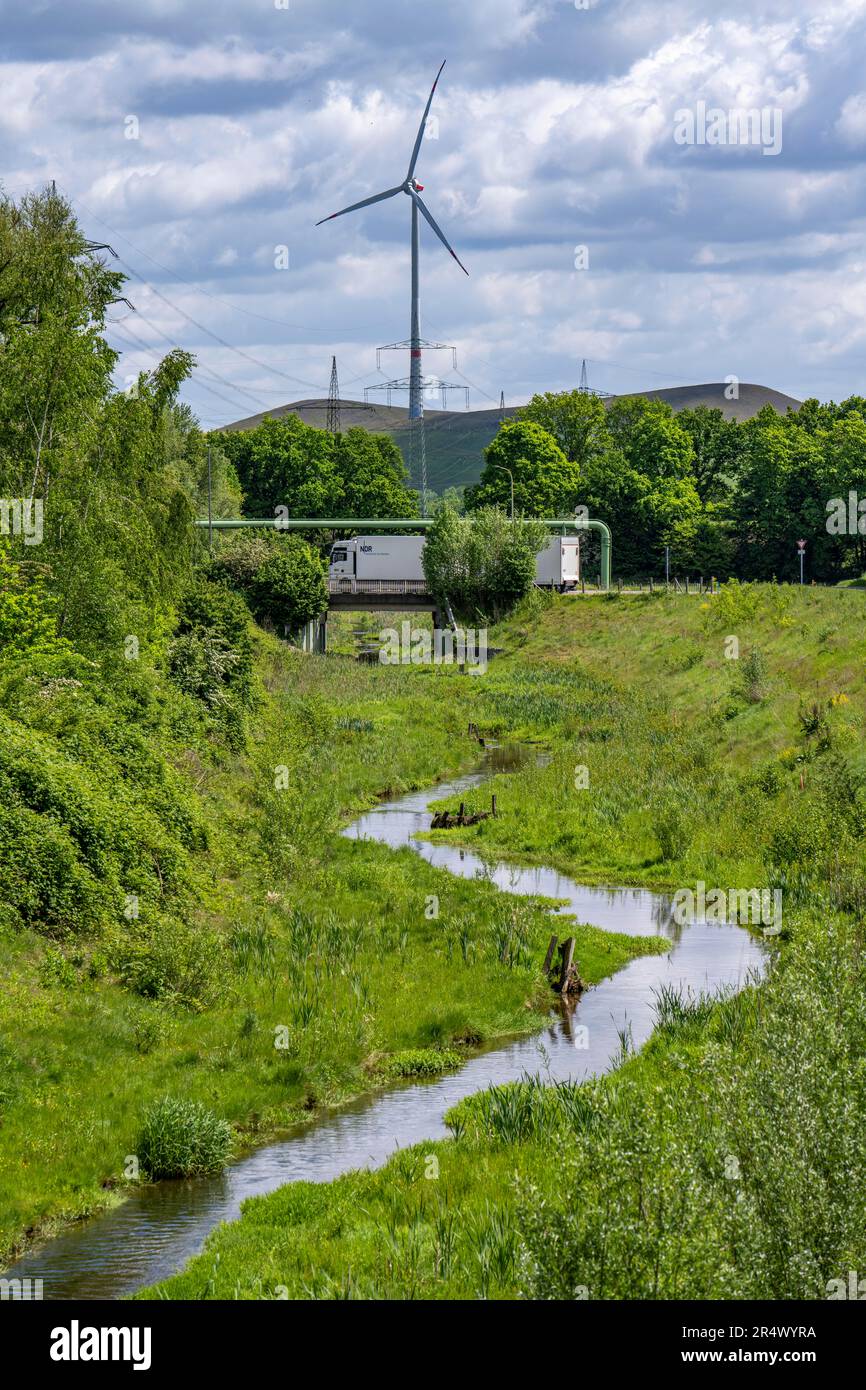 The Boye, stream, runs through the towns of Gladbeck, Bottrop (photo ...