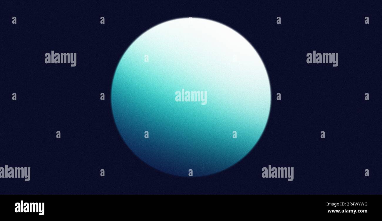 Blue white sphere color gradient abstract minimal background on black ...