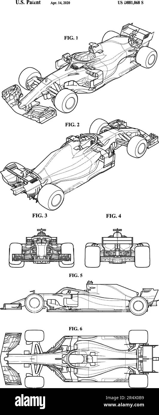 F1 Indy Racing Patent Poster Stock Vector Image & Art - Alamy
