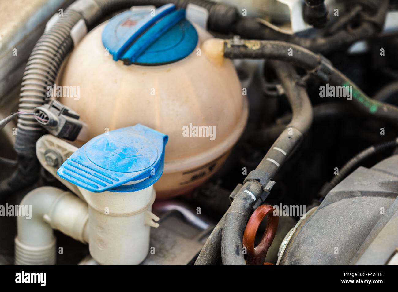 The car engine, engine compartment, Car Engine background Stock Photo ...