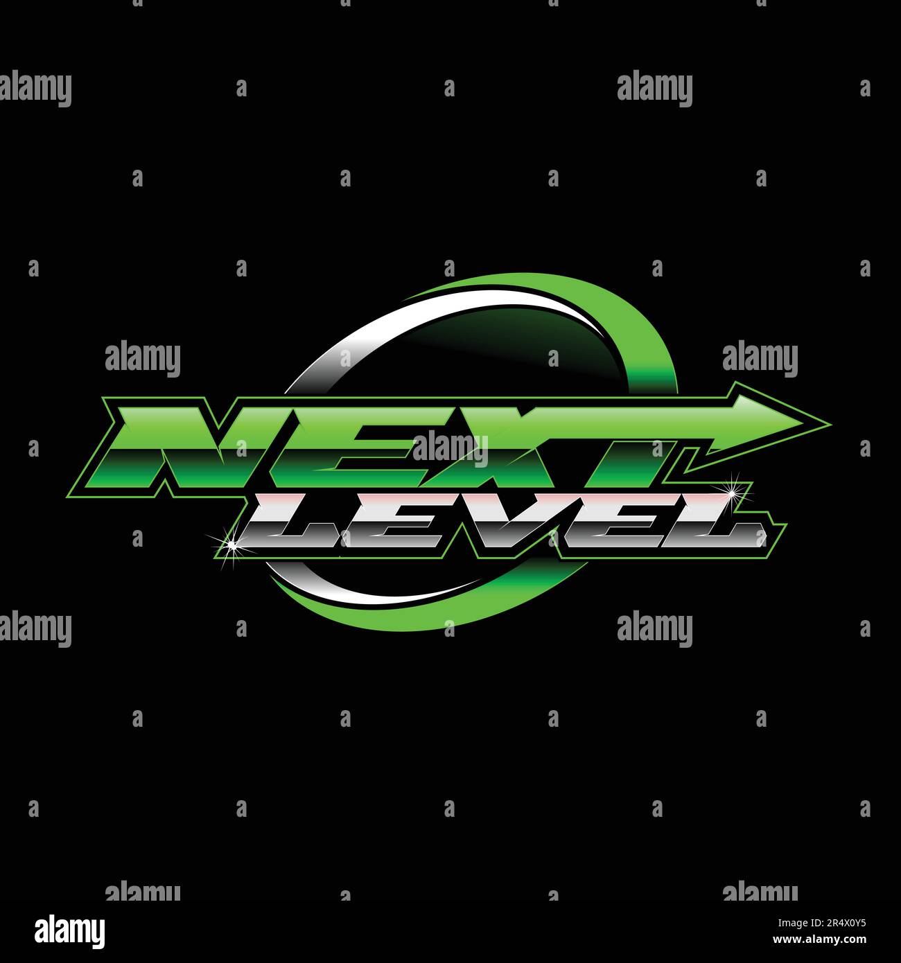 Next level logo, lettering modern light logo design for your brand ...