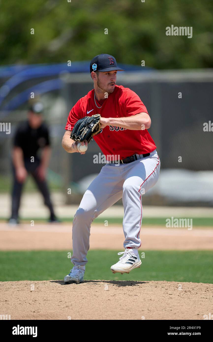 Boston Red Sox pitcher Garrett Ramsey (59) during an Extended Spring ...
