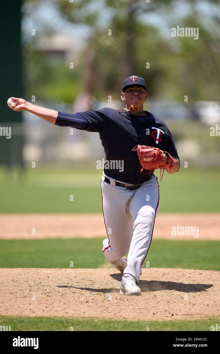 Minnesota Twins pitcher Danny Moreno (50) during an Extended Spring ...