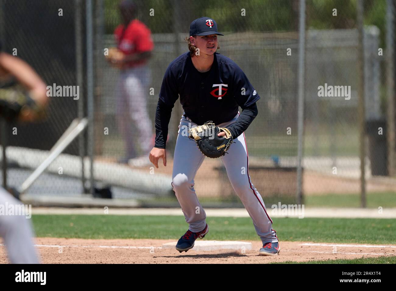 Minnesota Twins first baseman Frank Nigro (48) during an Extended ...