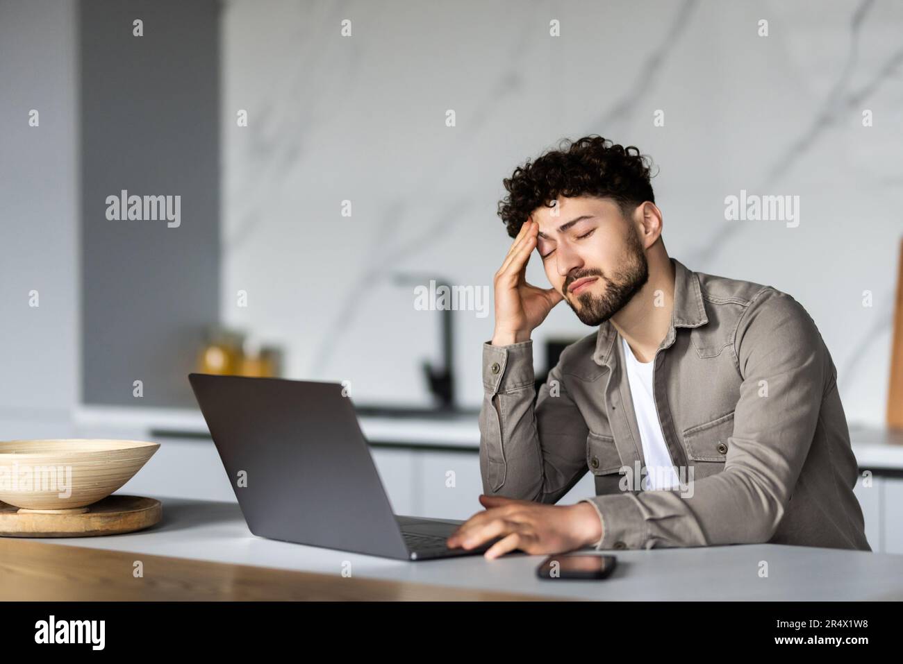 Man stuck in computer screen hi-res stock photography and images - Alamy