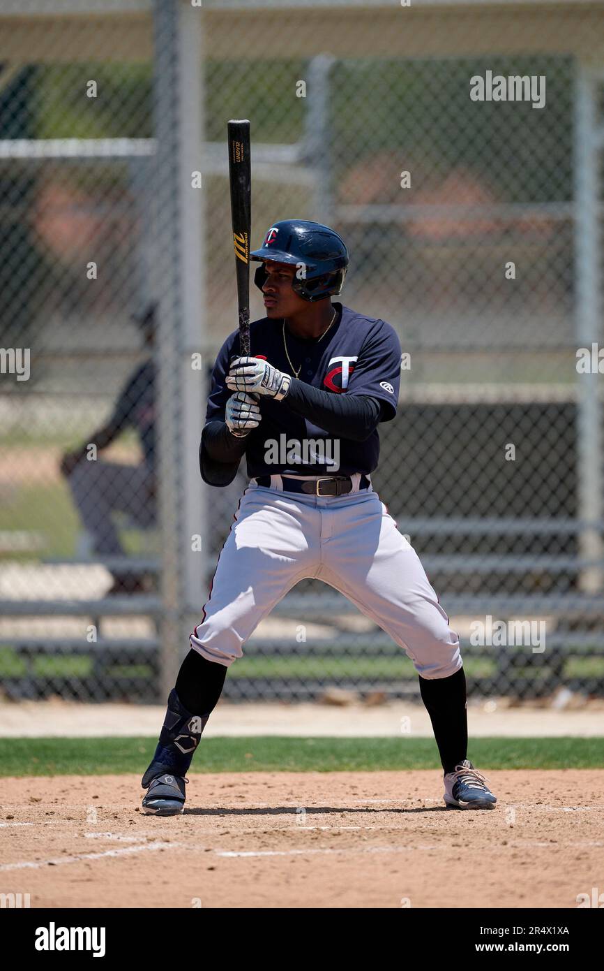 Minnesota Twins Isaac Pena (38) at bat during an Extended Spring ...