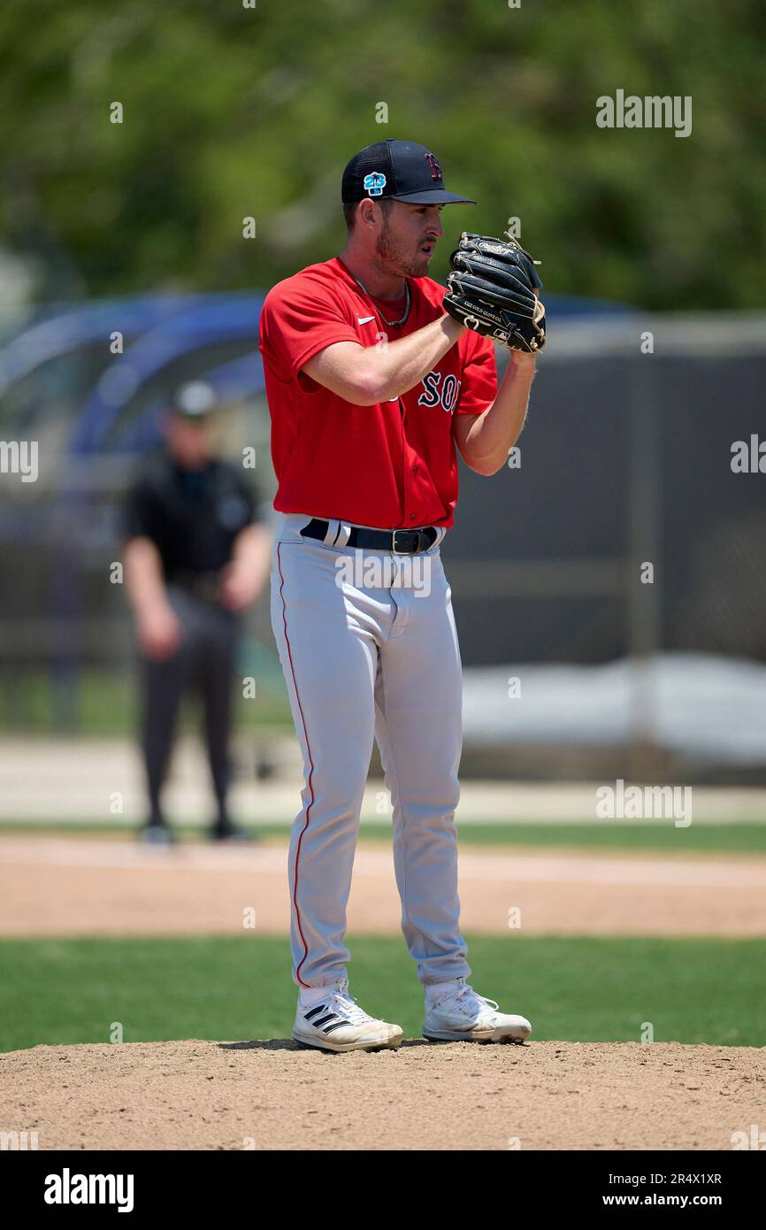 Boston Red Sox pitcher Garrett Ramsey (59) during an Extended Spring ...