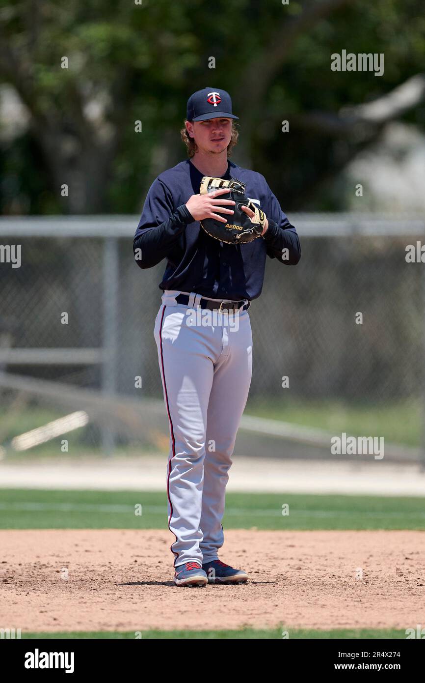 Minnesota Twins first baseman Frank Nigro (48) during an Extended ...