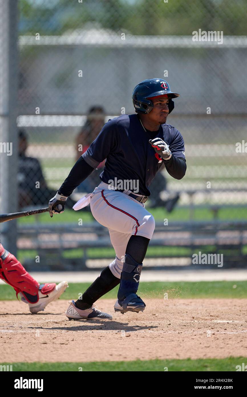 Minnesota Twins Isaac Pena (38) at bat during an Extended Spring ...