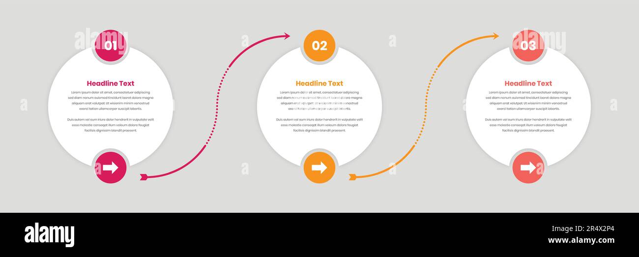 Simple data presentation business steps infographic template design ...