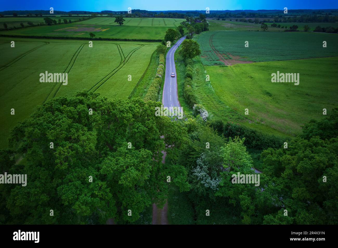 Birds eye view remote road hi-res stock photography and images - Alamy