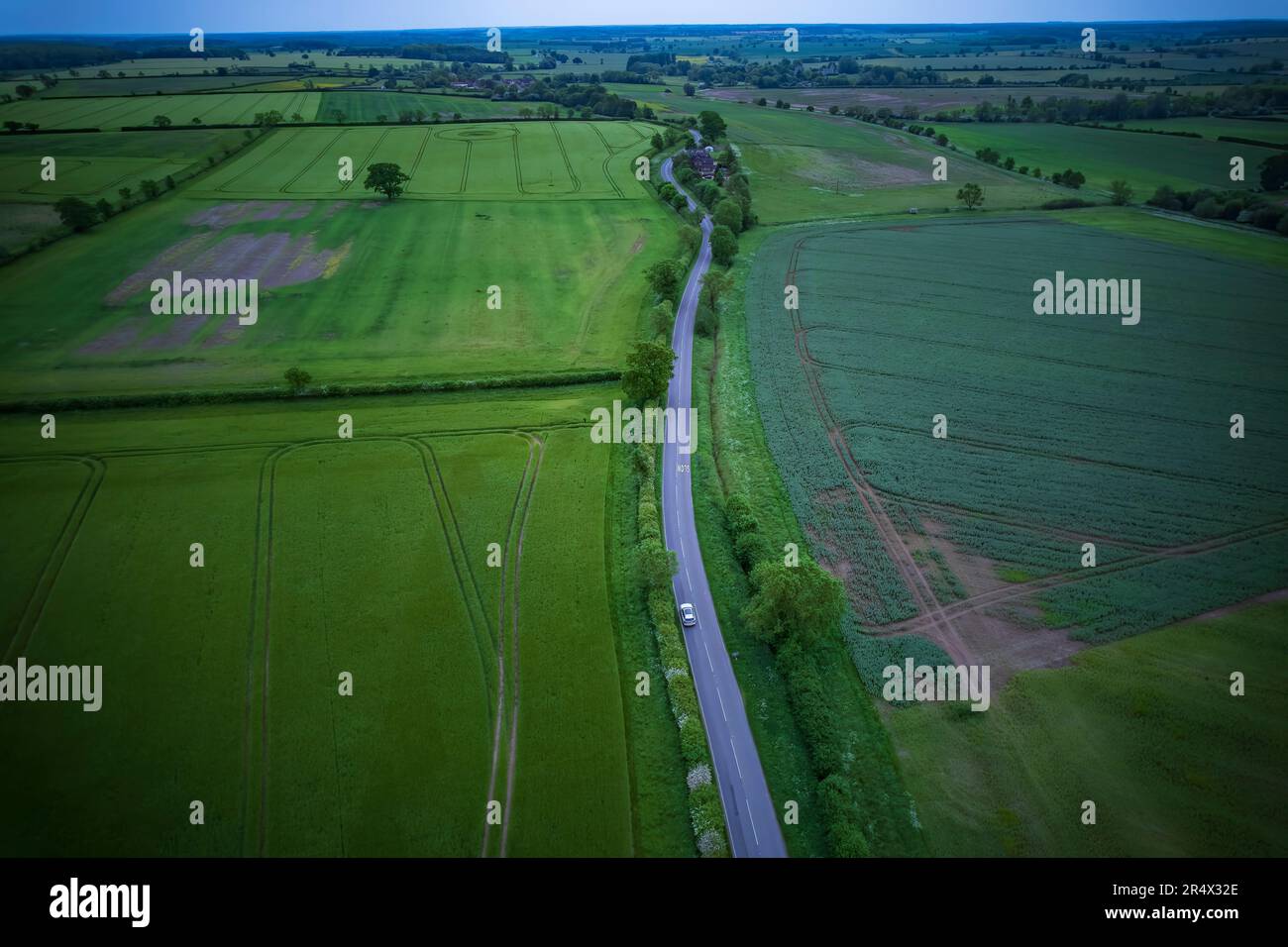 Birds eye view remote road hi-res stock photography and images - Alamy