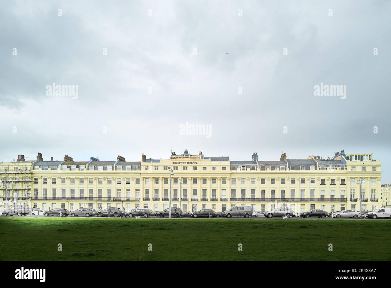 Brunswick Terrace, block of apartments on the seafront, Brighton and ...