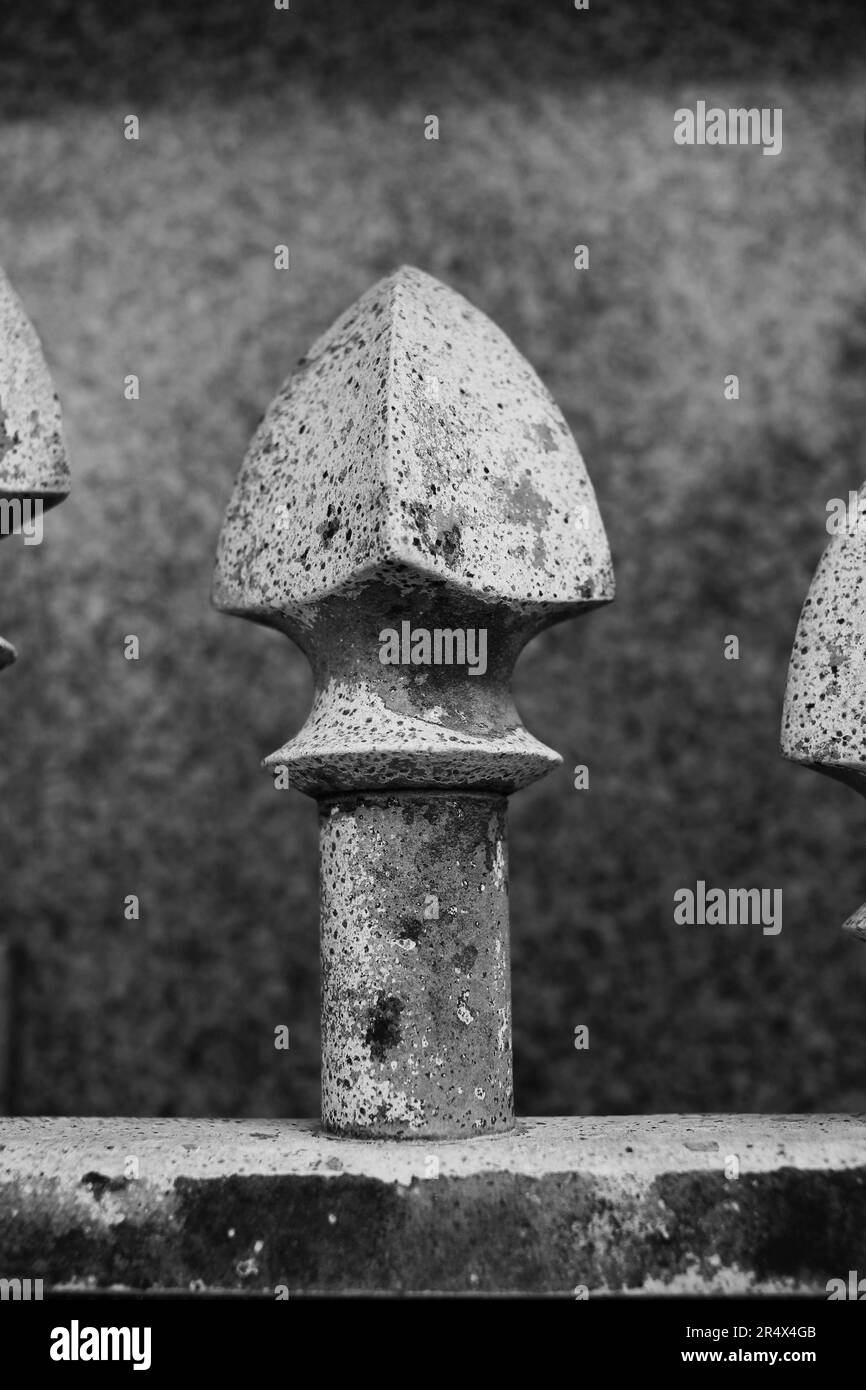 Beautiful decorative bars protecting a traditional medieval metal gate ...