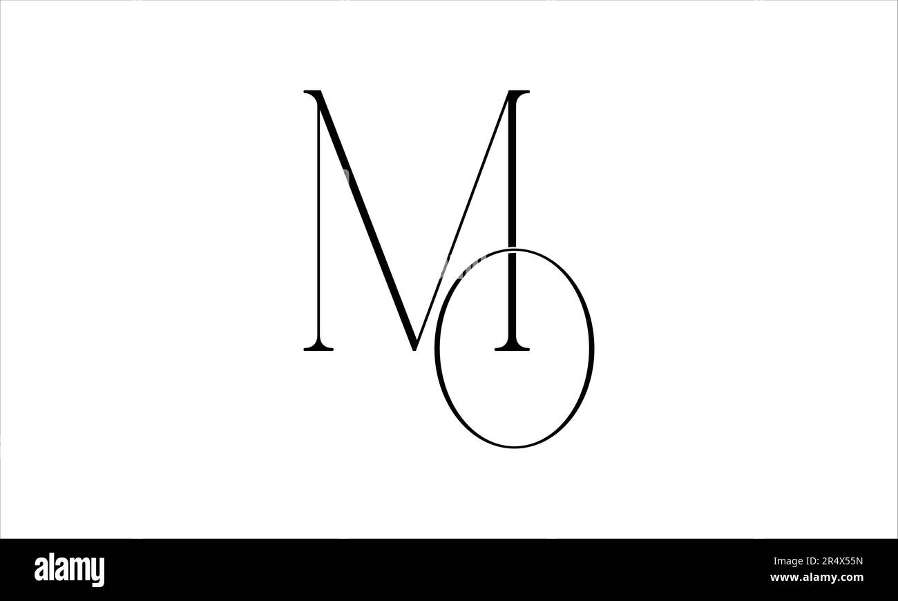 Initial o and m Black and White Stock Photos & Images - Alamy