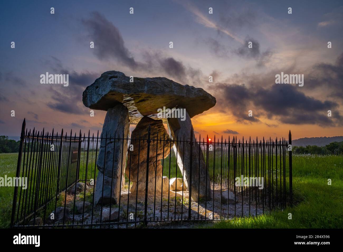 Kits Coty Megalith near Aylesford Kent Part of the medway megalithic ...