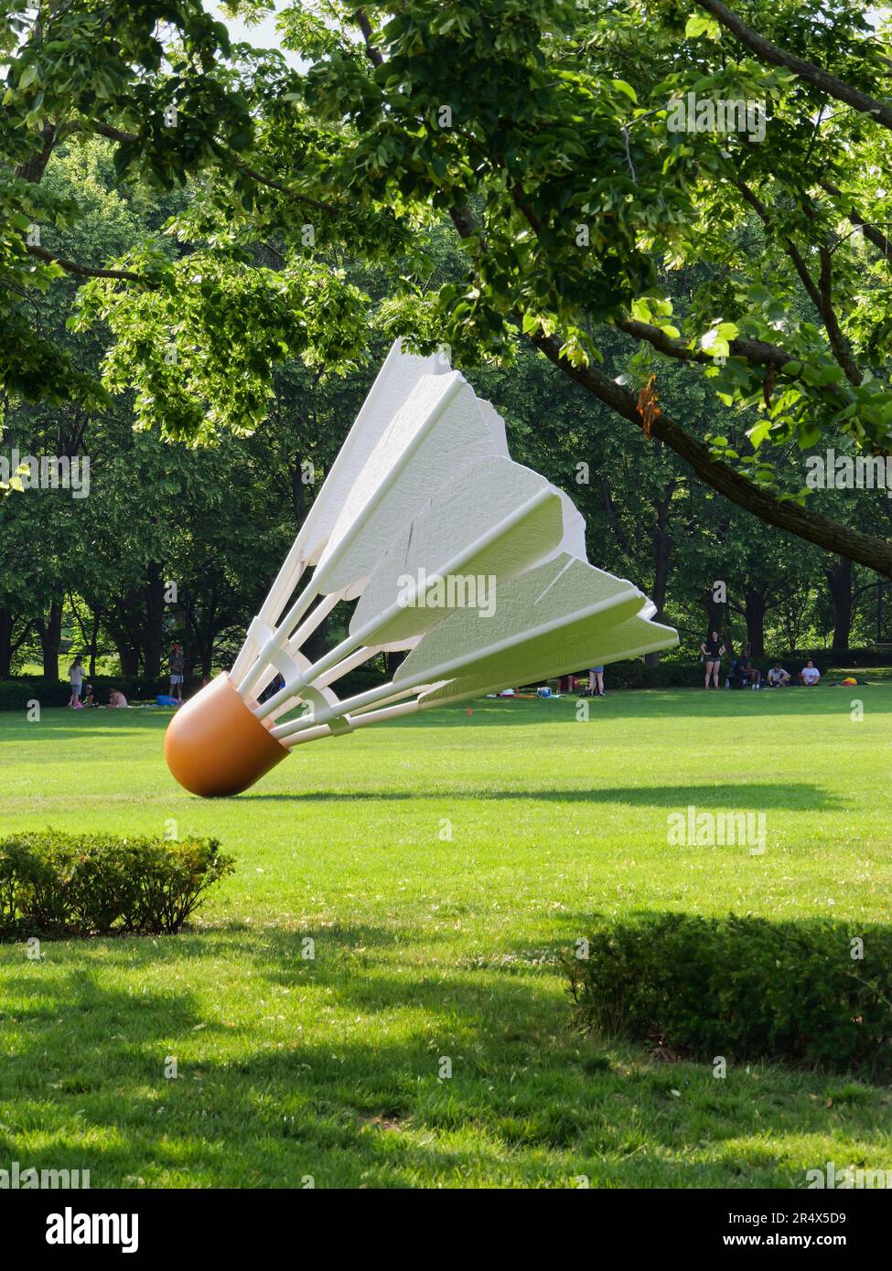 Kansas City, Missouri - May 29, 2023: Shuttlecock Sculptures of the ...