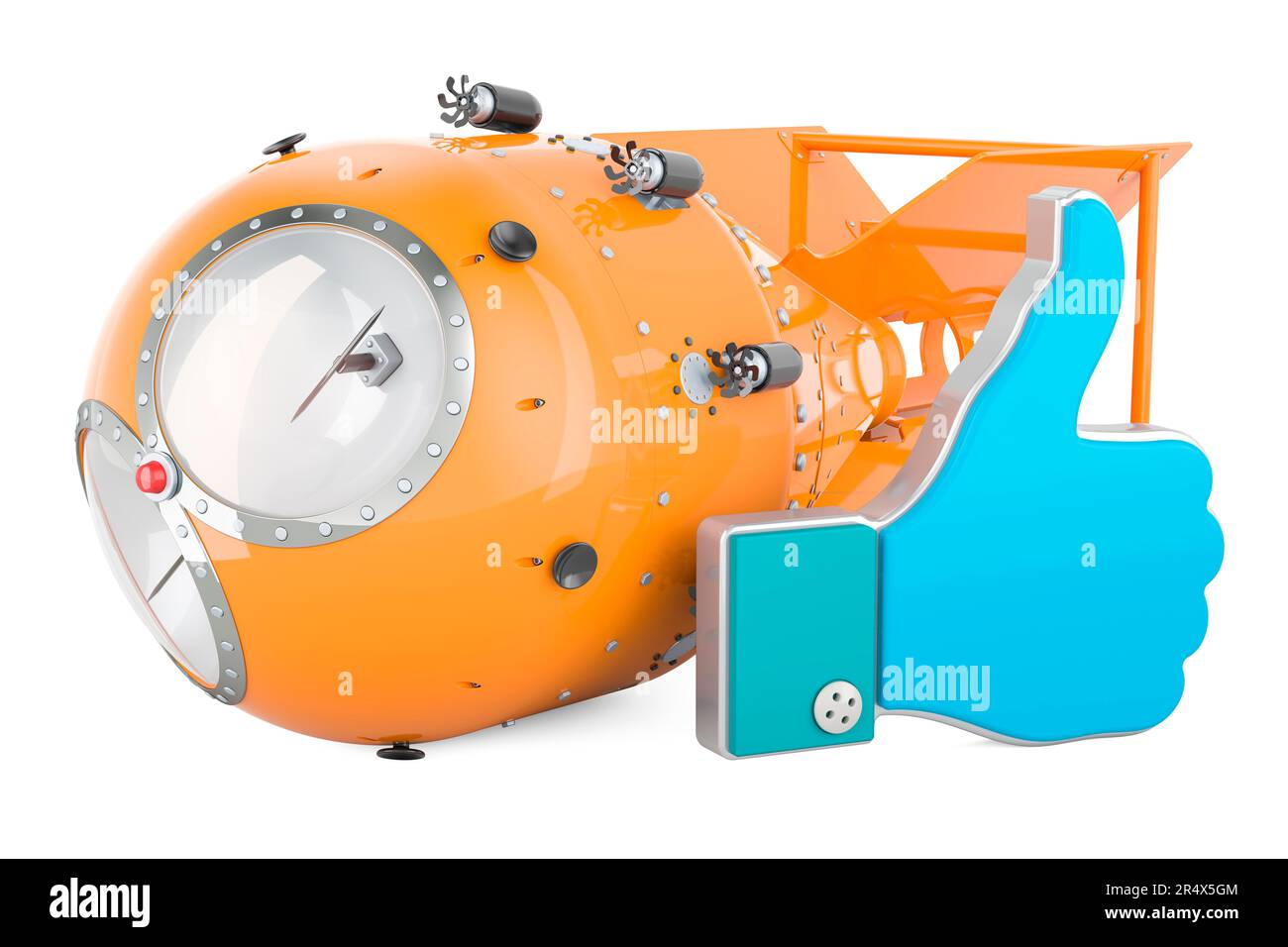 Atomic bomb, nuclear weapon with like icon. 3D rendering isolated on ...
