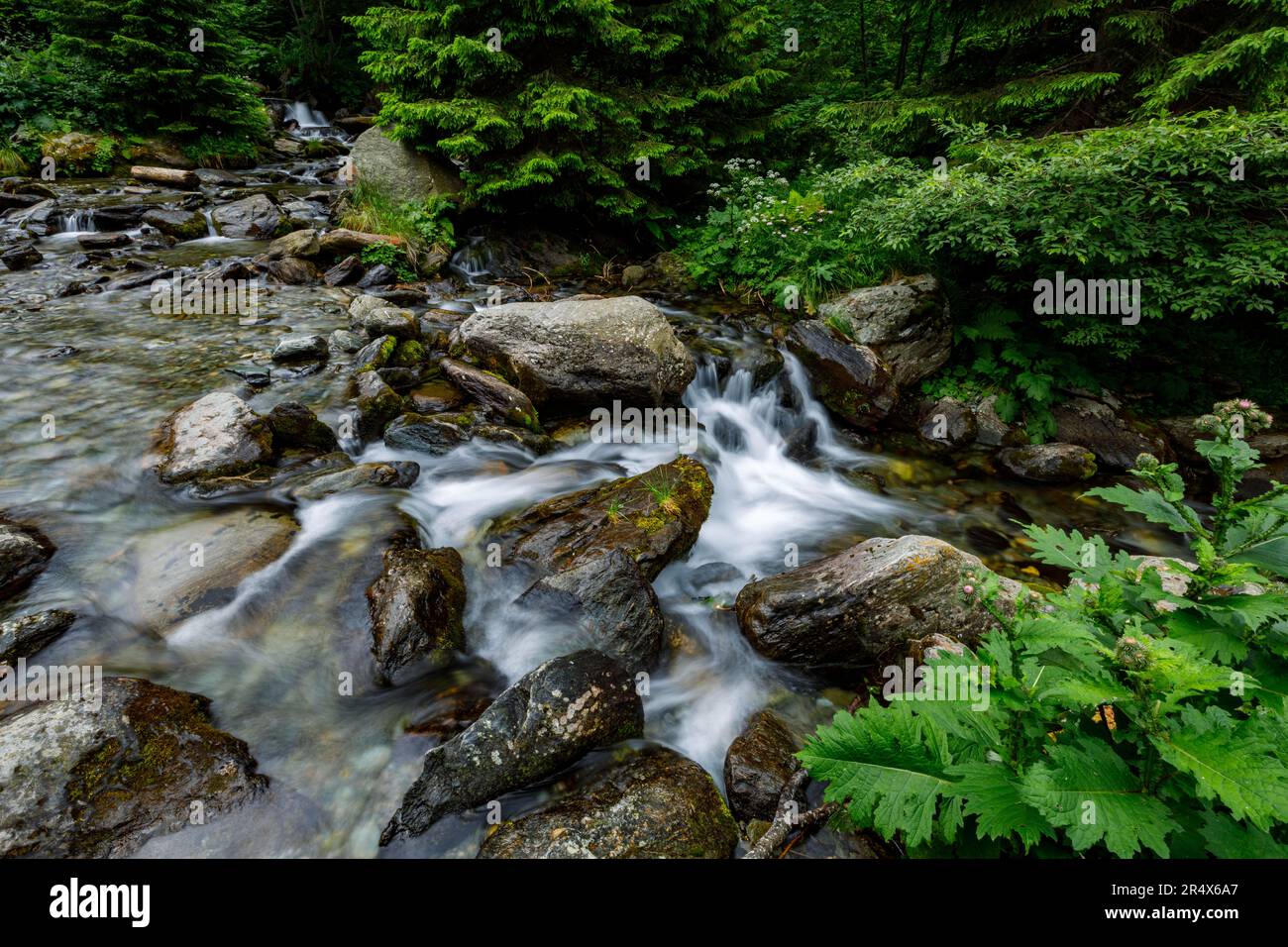 The Balea River in the Carpathian of Romania Stock Photo - Alamy