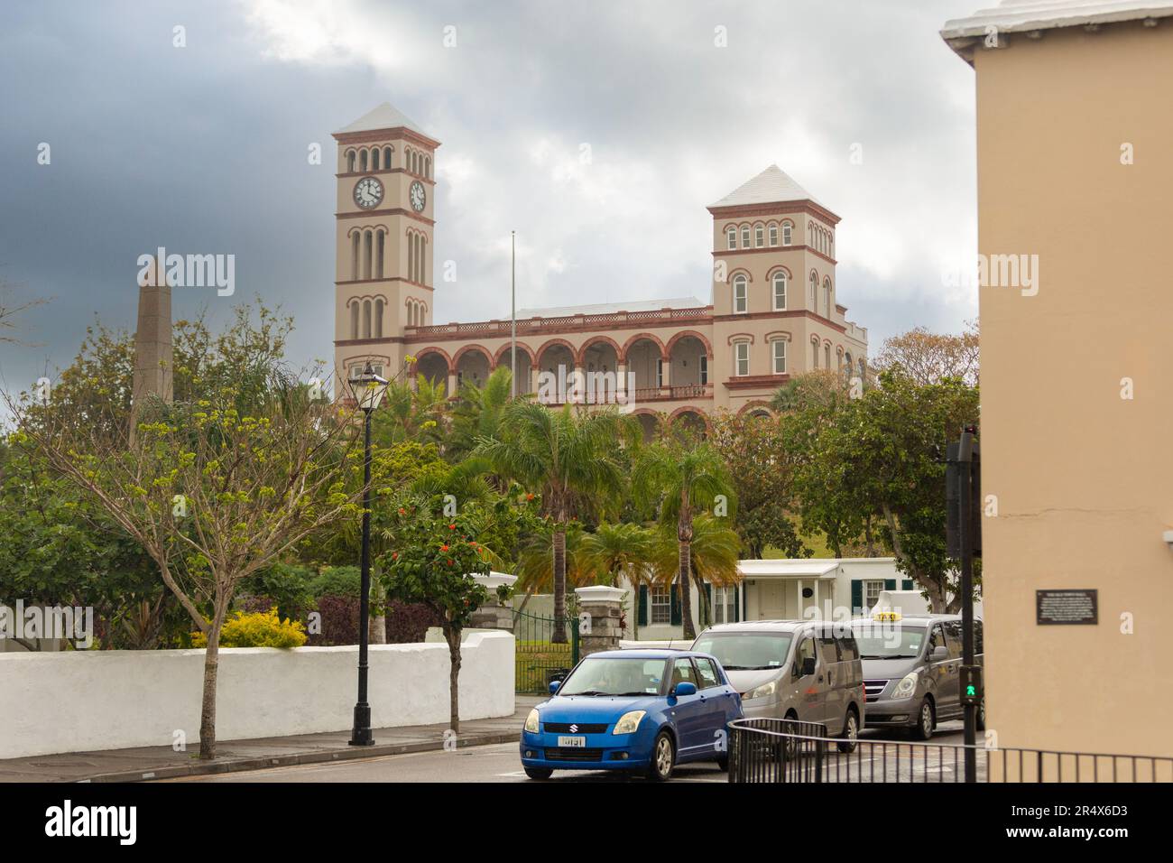 Sessions House, home to the Bermuda Parliament and Supreme Court ...