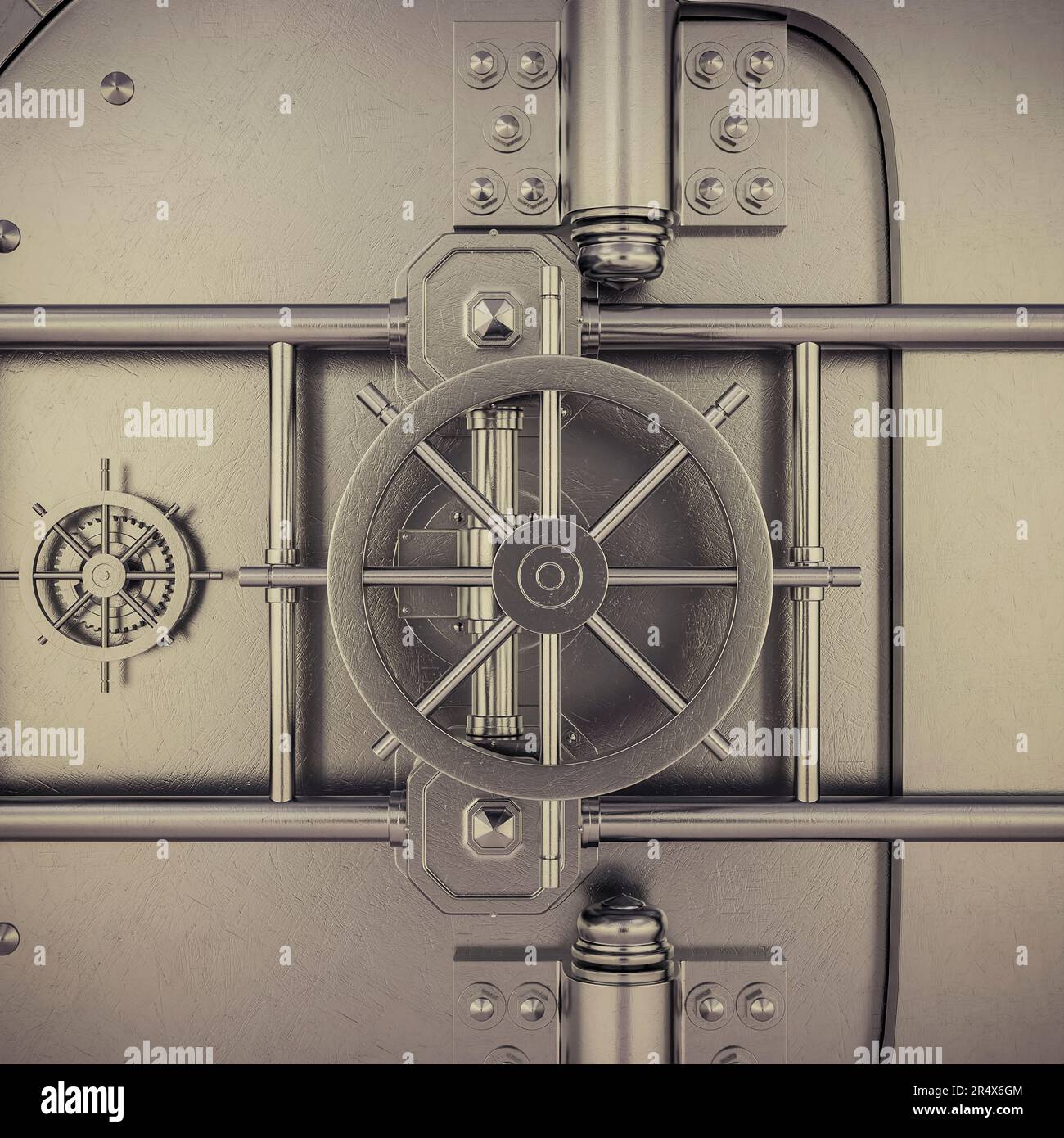 Bank Safe Front View