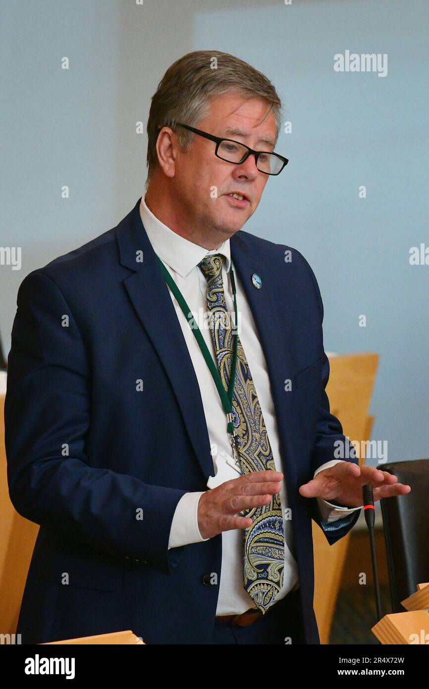 Edinburgh Scotland, UK 30 May 2023. Keith Brown MSP Members Business on ...