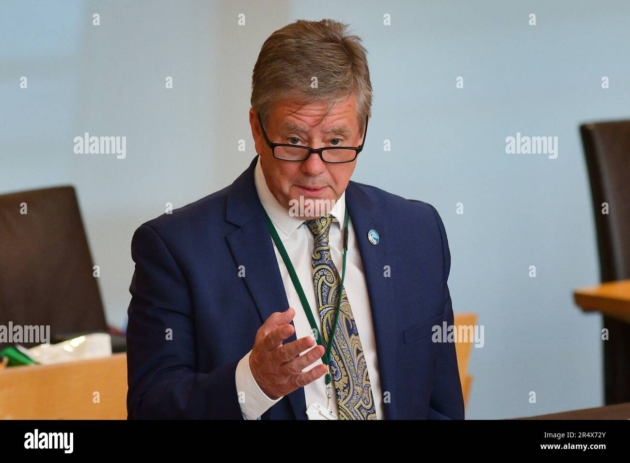 Edinburgh Scotland, UK 30 May 2023. Keith Brown MSP Members Business on ...