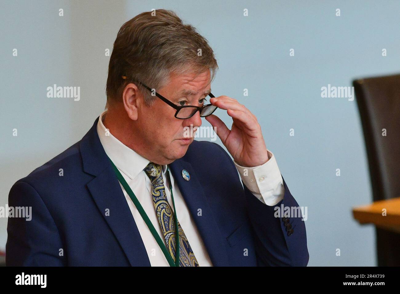 Edinburgh Scotland, UK 30 May 2023. Keith Brown MSP Members Business on ...