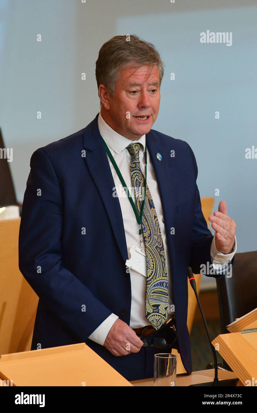 Edinburgh Scotland, UK 30 May 2023. Keith Brown MSP Members Business on ...