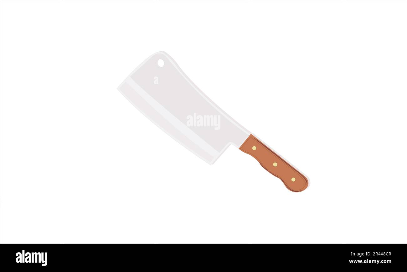 Hand drawn butcher knife Stock Vector Images - Alamy