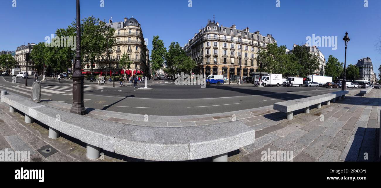 Spring in Paris, France, Europe. Street scenes from a sightseeing ...