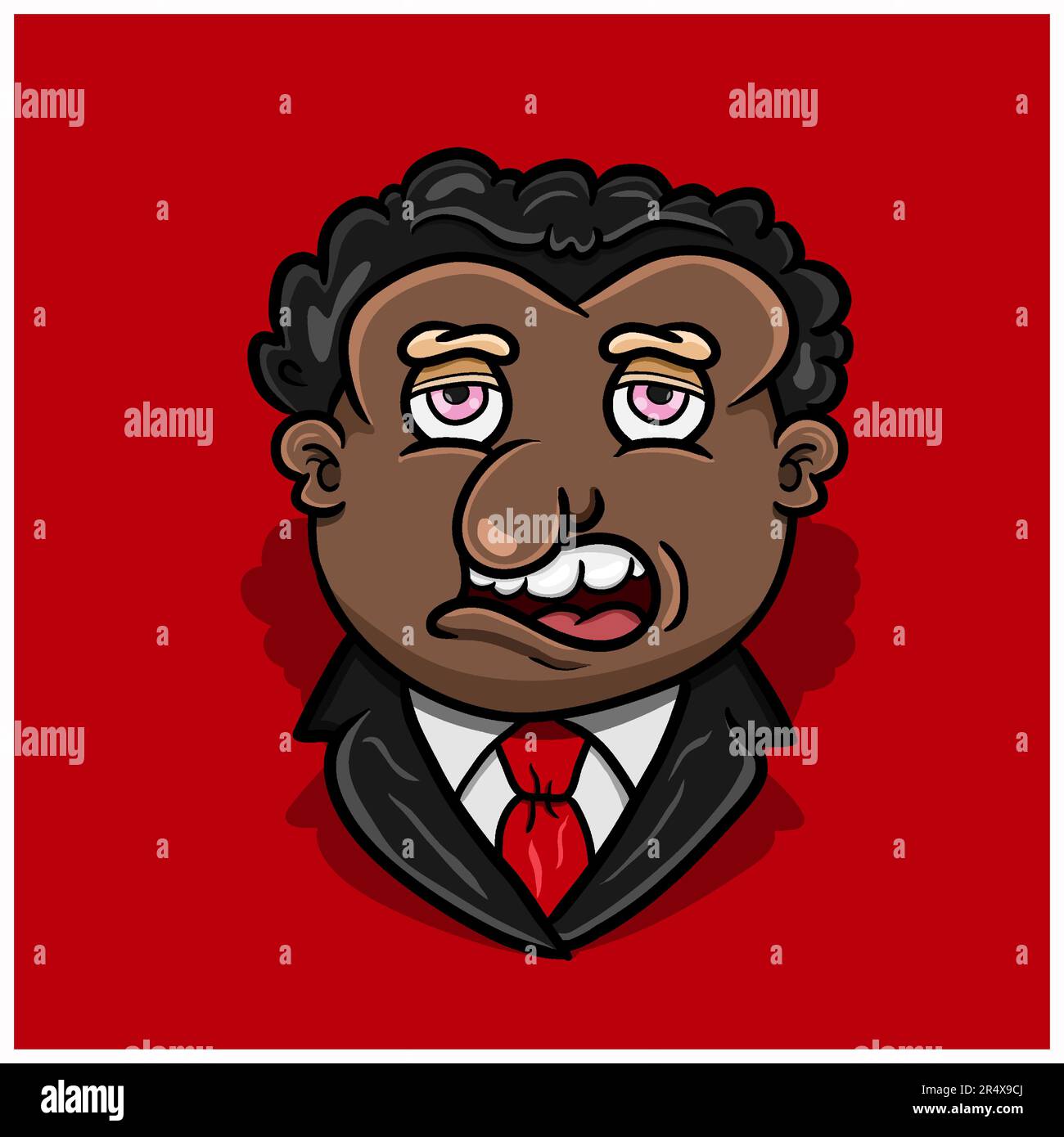 The Old Man Professor Character Cartoon. Clip Art Vector. Vector and ...