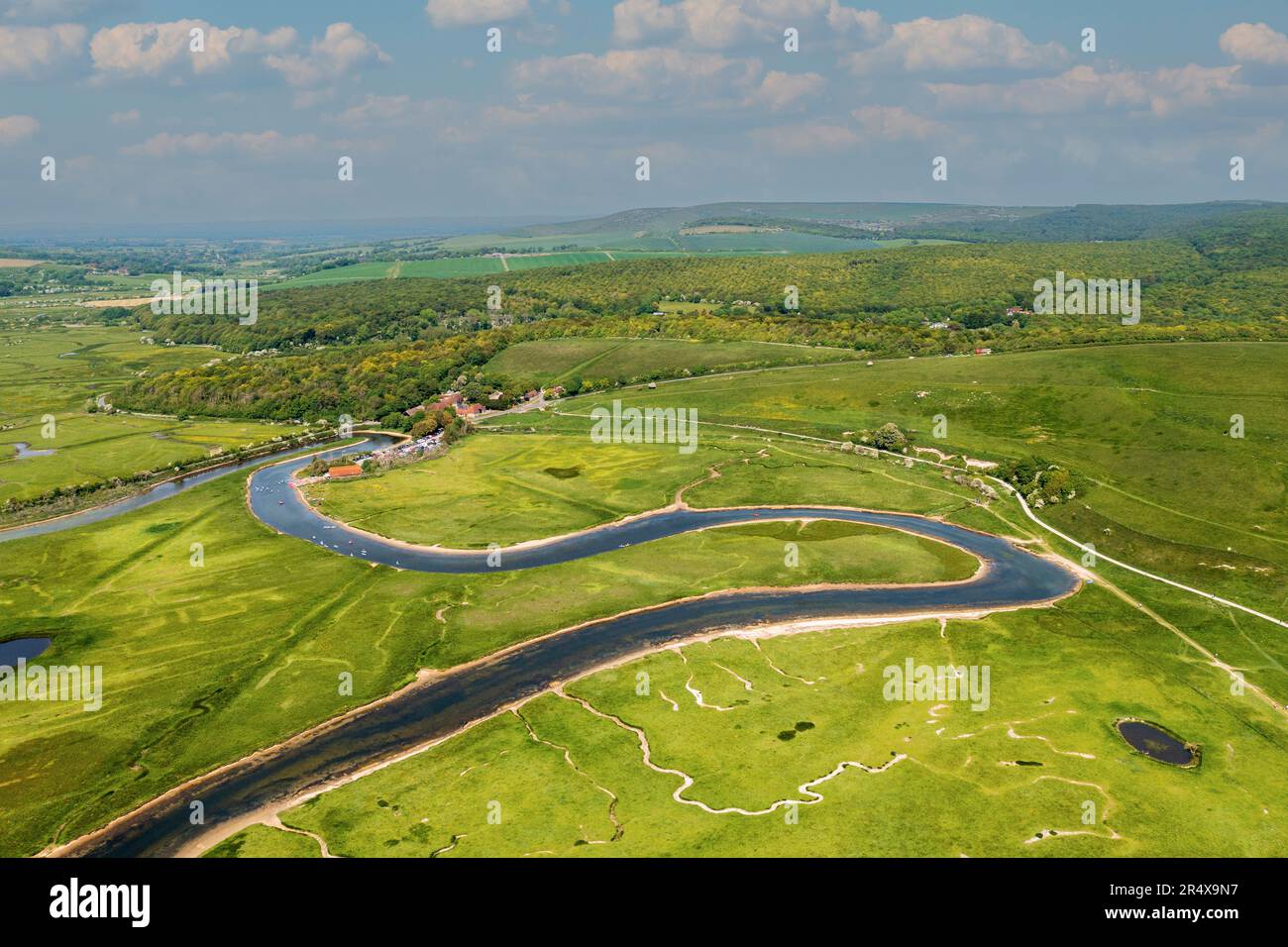 River cuckmere aerial hi-res stock photography and images - Alamy