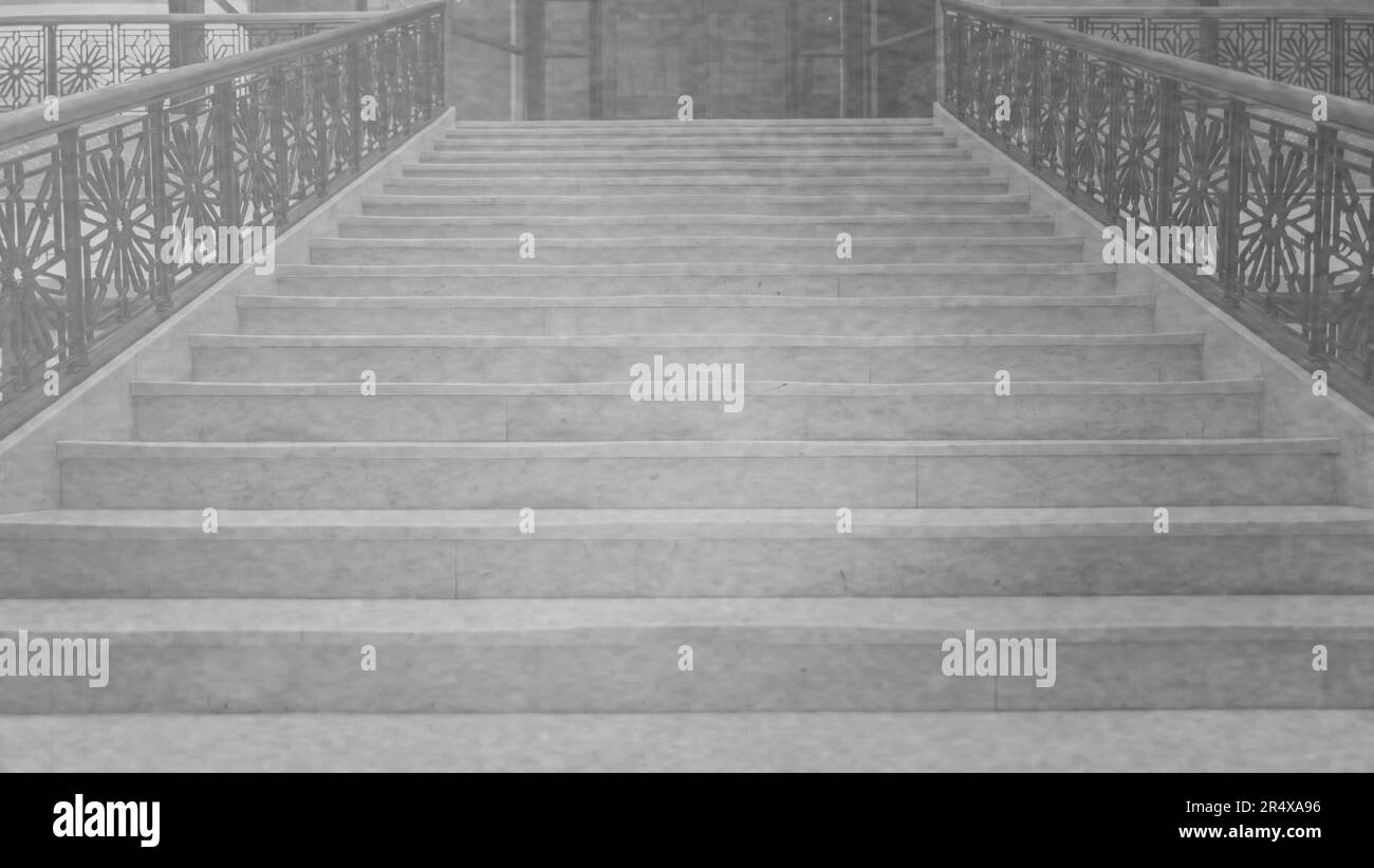 low angle view of empty steps going up for graphic resources PowerPoint ...