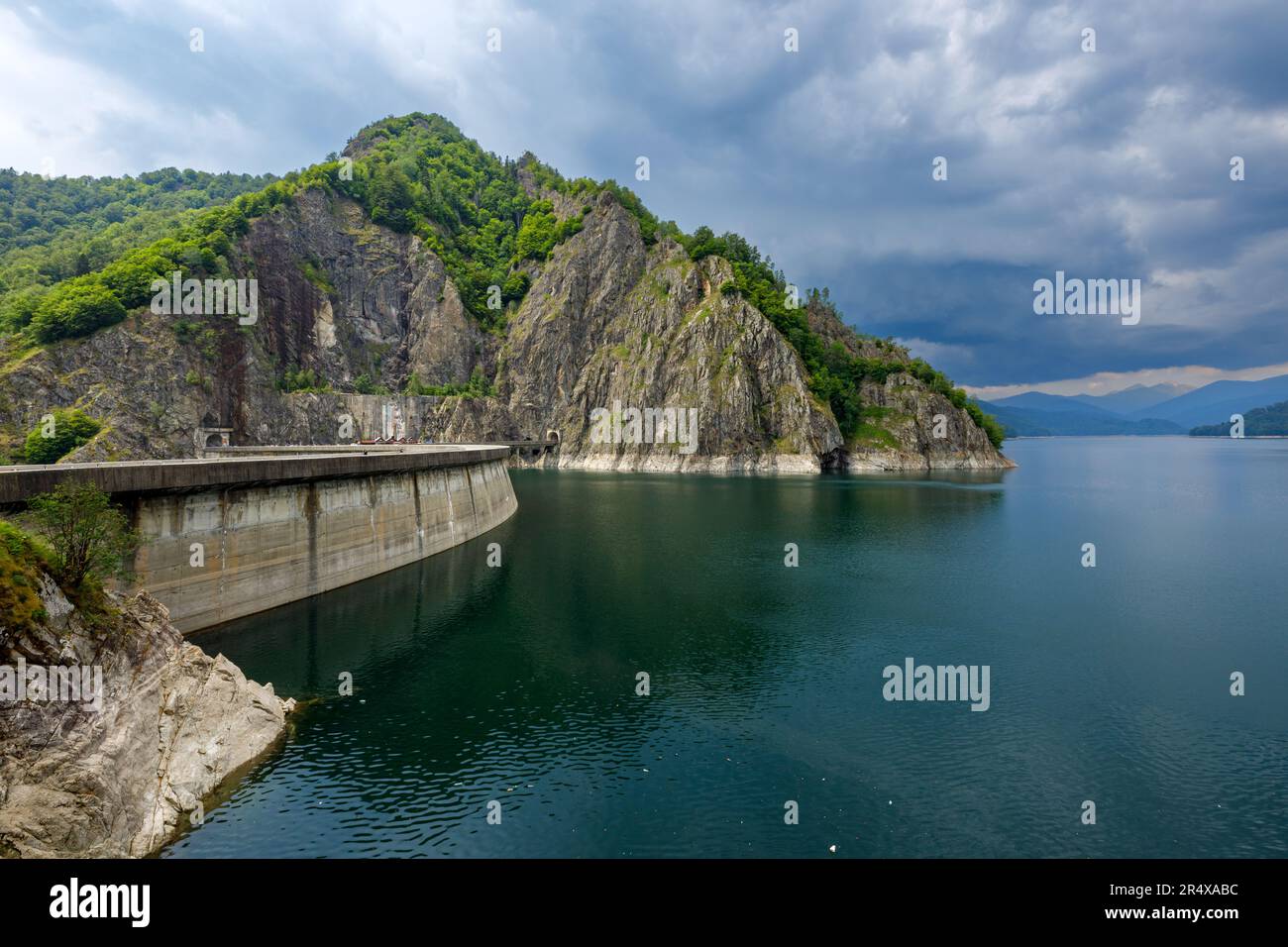 The lake Vidra in the carpathian of Romania Stock Photo - Alamy