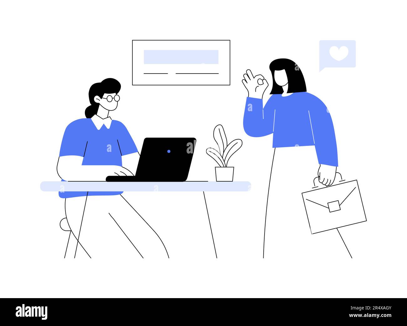 Meeting satisfied Stock Vector Images - Alamy