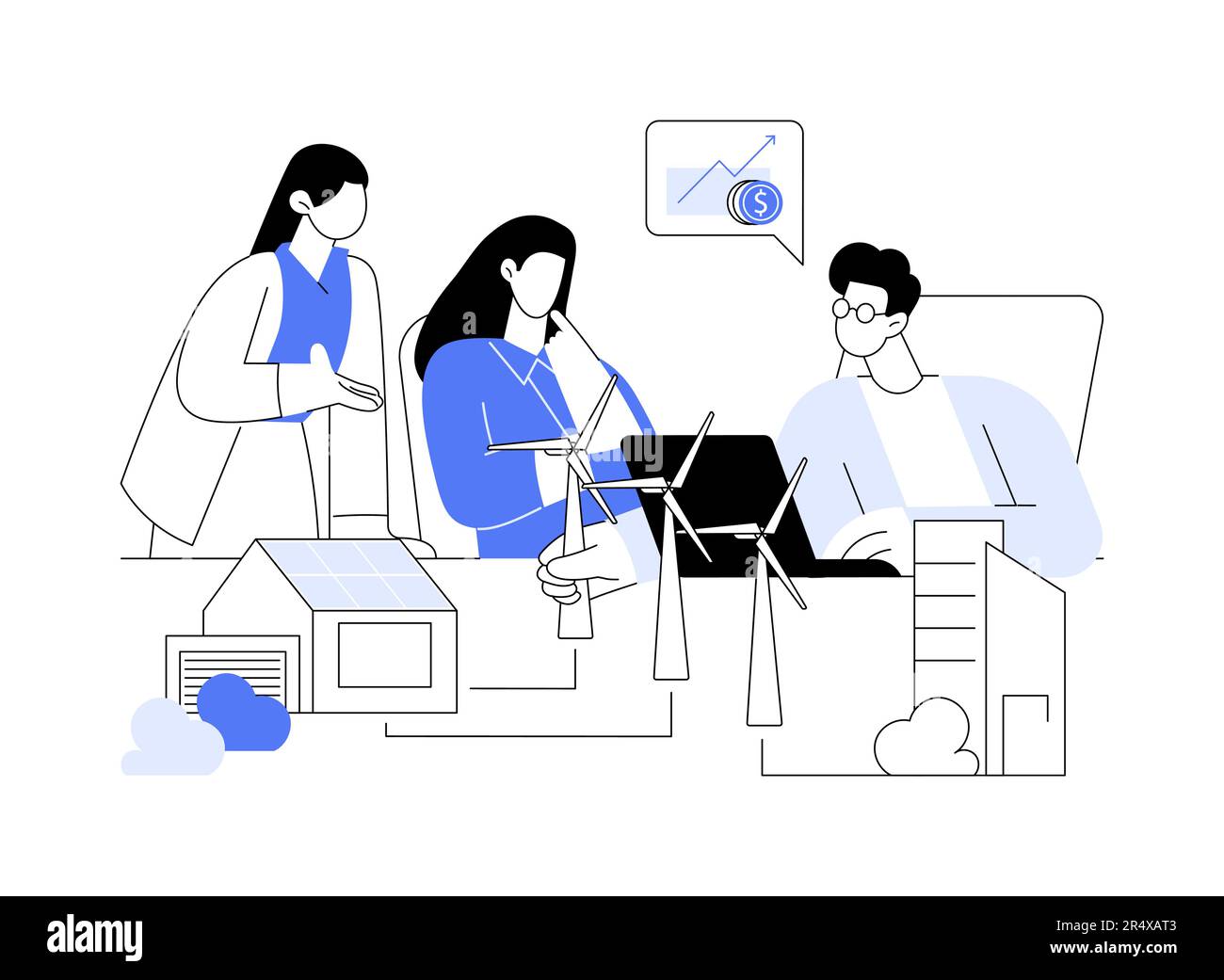 Business sustainability abstract concept vector illustration Stock ...