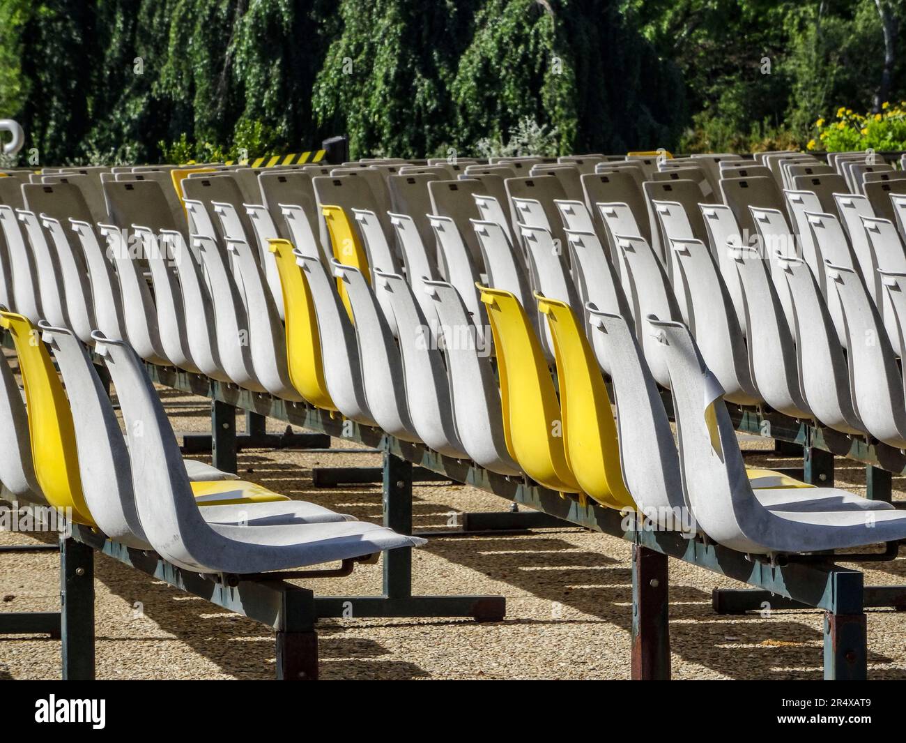 Semi-abstract colourful chair patterns in the Stock Photo - Alamy