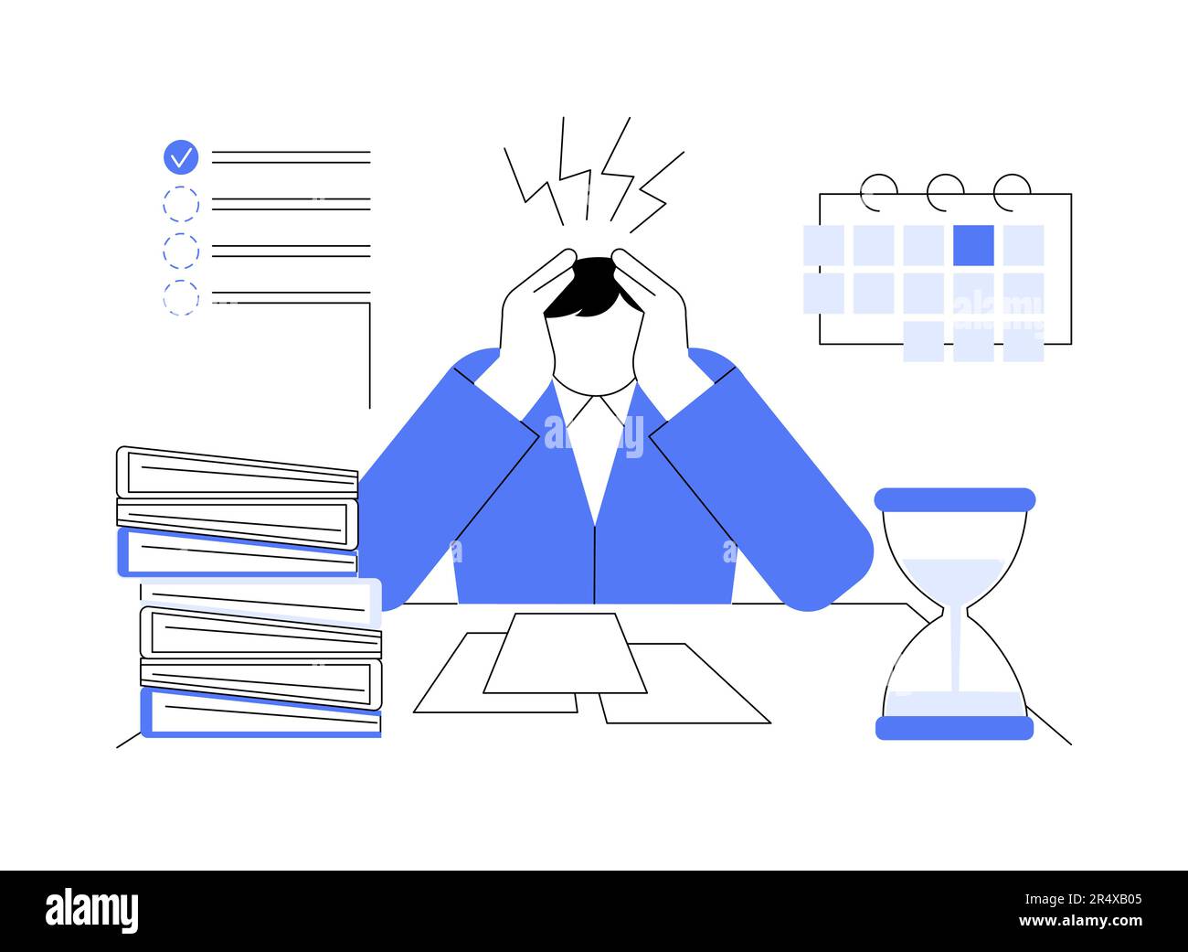 Project deadline abstract concept vector illustration Stock Vector ...