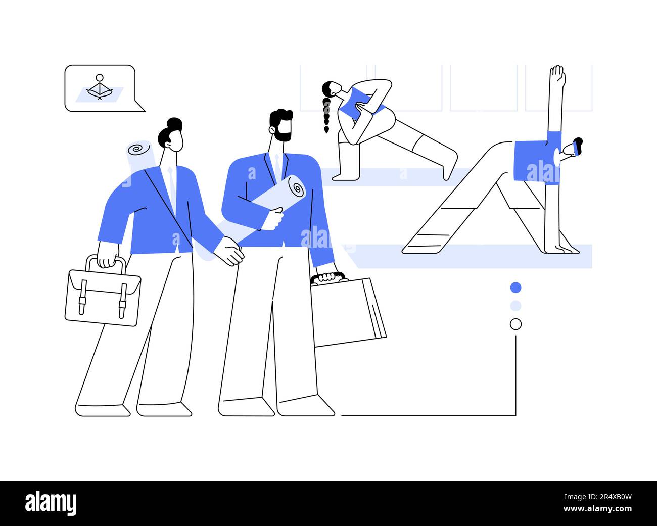 Wellness program abstract concept vector illustration Stock Vector ...