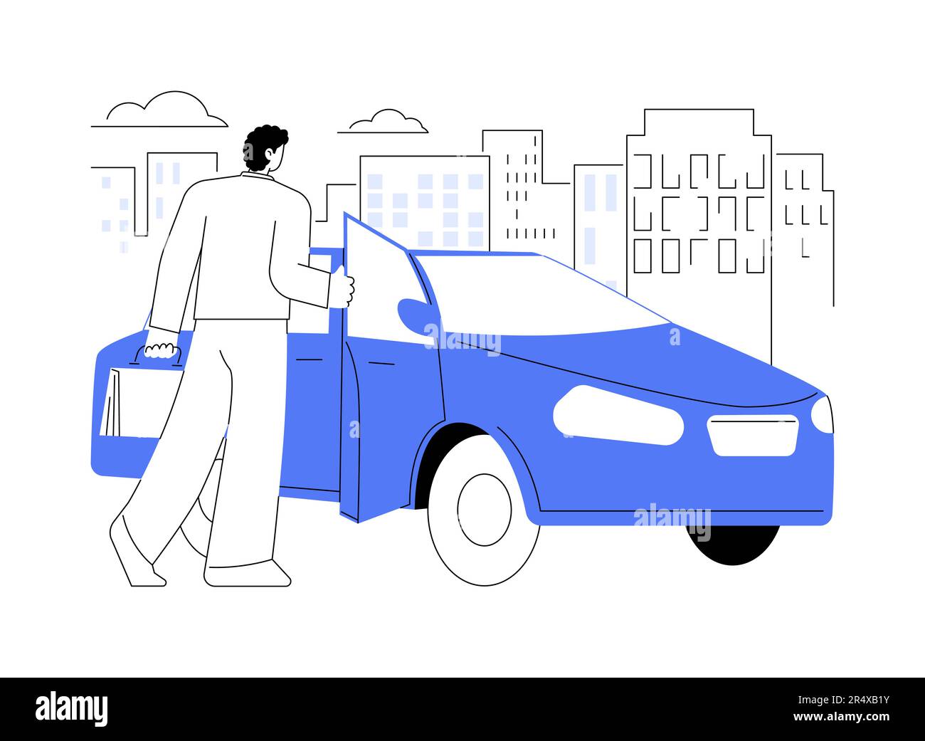 Corporate transport abstract concept vector illustration Stock Vector ...