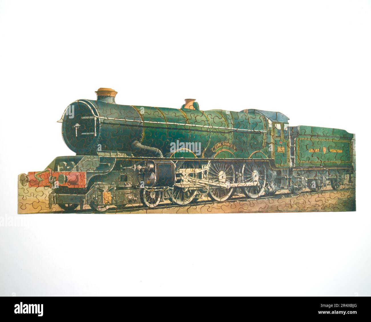 Vintage 1930's Art Deco Chad Valley G.W.R. King George V. steam train ...