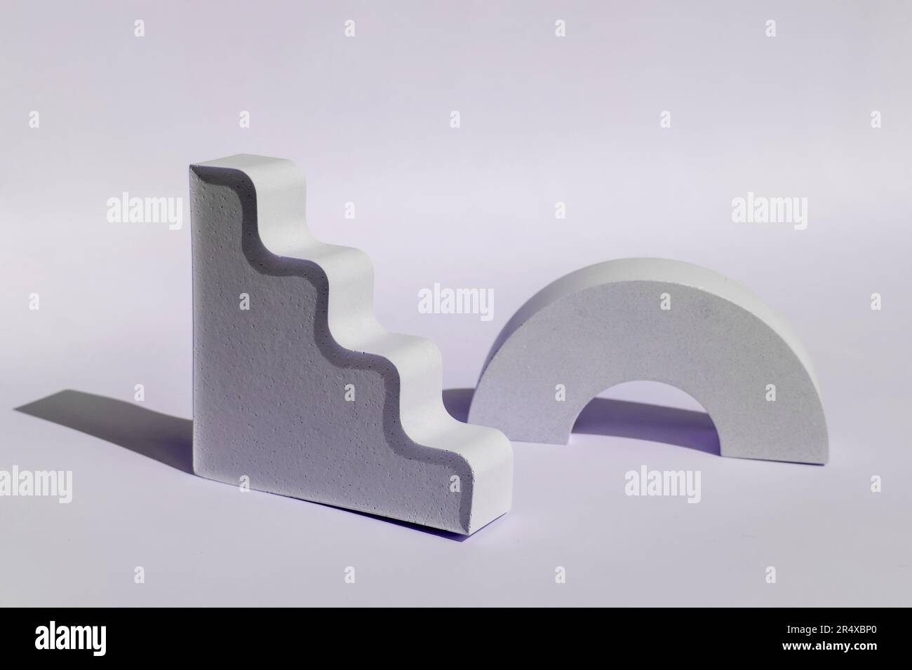 Geometric shape stair podium hi-res stock photography and images - Alamy